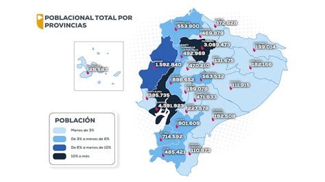 Censo En Ecuador La Población Creció En 25 Millones De Personas En 12