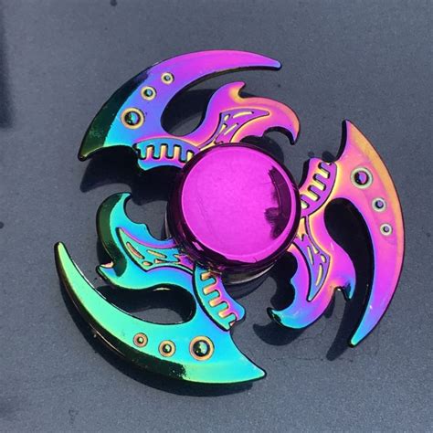 Colorful Alloy Fidget Spinner Toy Hand Spinner For Stress Relief