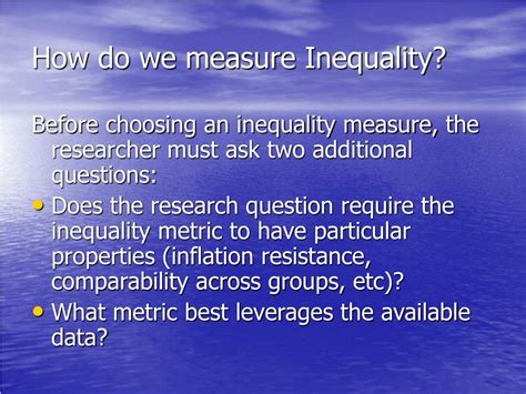 Ppt Measuring Inequality Powerpoint Presentation Free Download Id
