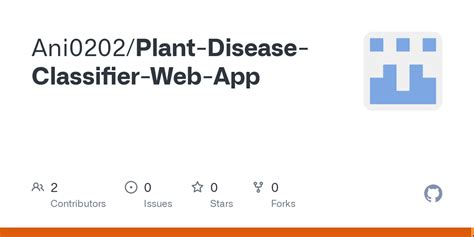 GitHub Ani Plant Disease Classifier Web App