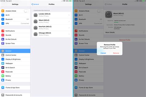 VPN On IPhone Or IPad IKEv2 Perfect Privacy