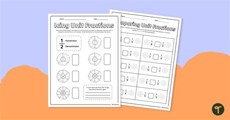 Match The Fraction Worksheet Teach Starter Worksheets Library