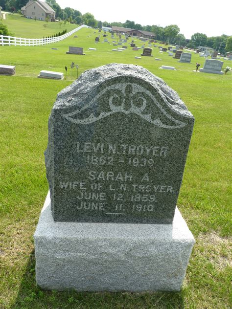 Levi N Troyer 1862 1939 Mémorial Find A Grave