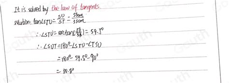 solved 5 in the following right angled delta stu find the