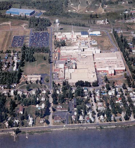 Aerial View Of Wyeth Ayerst Laboratories In Rouses Point
