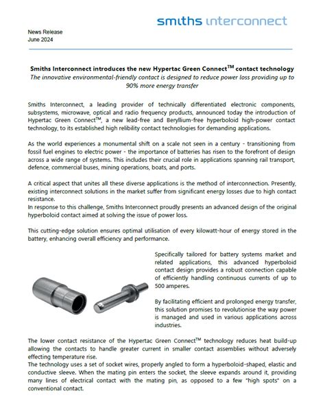 Smiths Interconnect Resources Tti Inc
