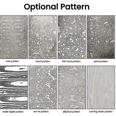Damascus Steel Billet Patterned Steel Cutter Embryo Forging Materials