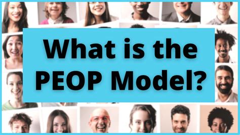 What Is The Peop Model Person Environment Occupation Performance