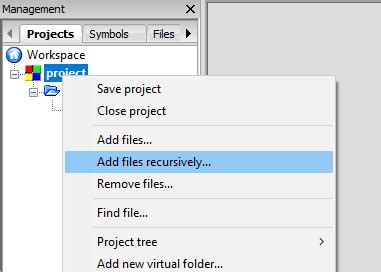 Codeblocks How To Show Every Files In Code Blocks Projects Tab Stack Overflow