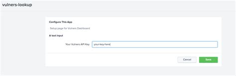 Splunk Plugin Vulners Docs