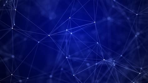 Premium Photo Abstract Blue Background With Moving Lines And Dots Network Connection Worldwide