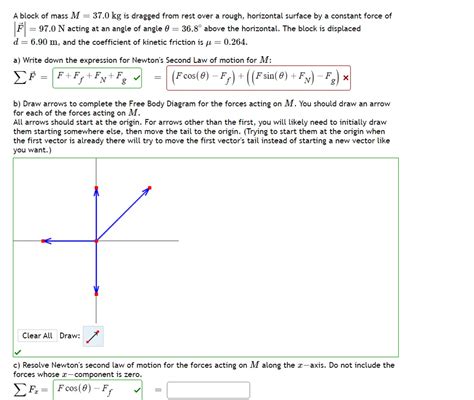 solved what is the net force along the x axis
