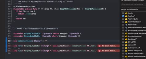 How To Initialize Graphqlnullable With Swiftoptional · Issue 2702 · Apollographqlapollo Ios