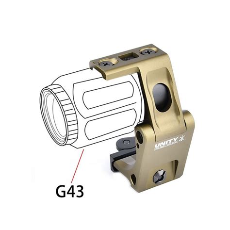 Wadsn New Ready Stock Unity Cnc Fast Ftc Et G33 Magnifier Mountfast Ftc