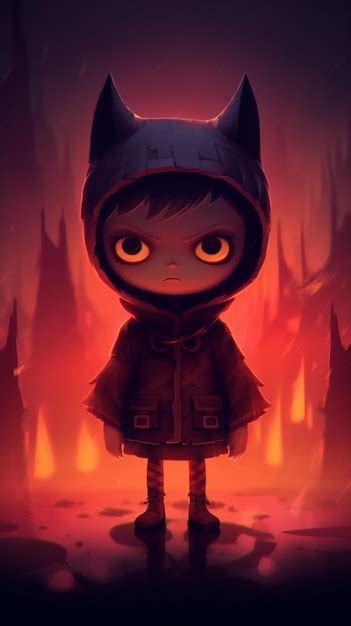 Premium AI Image A Cartoon Character With An Evil Look On His Face