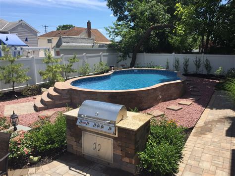 Radiant Semi Inground With Pavers And Radiant Inside Step Swimming