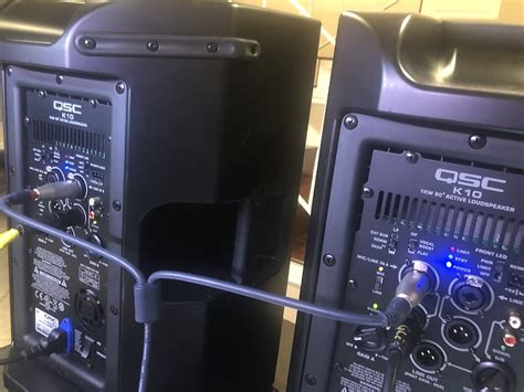 Qsc K10 Powered Speakers Reverb