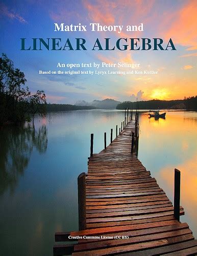 Matrix Theory And Linear Algebra