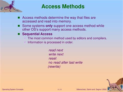 Ppt Chapter 11 File System Interface Powerpoint Presentation Free