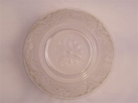 Anchor Hocking Glass Sandwich Pattern Large Salad Serving Bowl Etsy