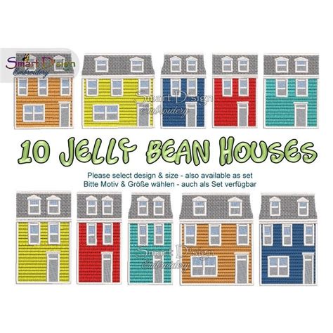 Jelly Bean Houses Art At John Turley Blog