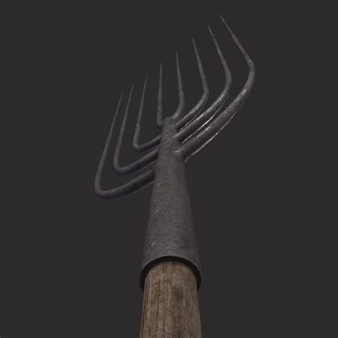 Spading Fork 3d Model By Get Dead Entertainment