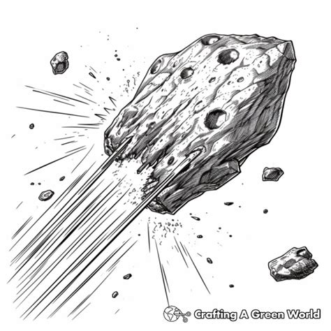 Asteroid Coloring Pages Free And Printable