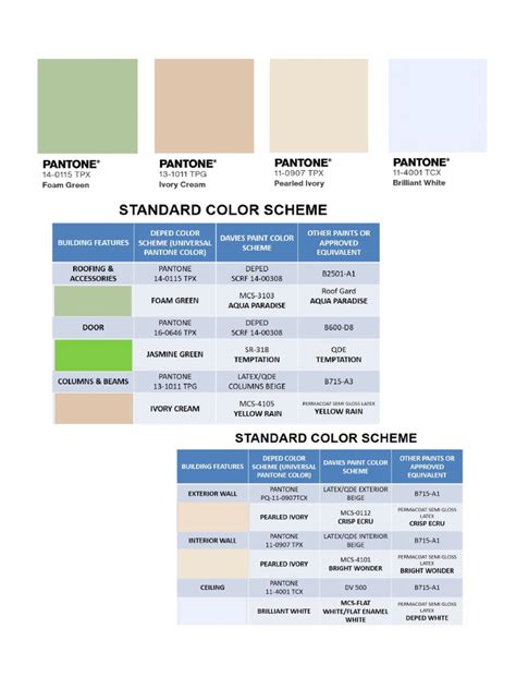 Deped Color Scheme Pdf