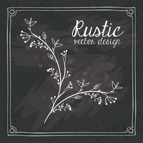 Premium Vector Rustic Design