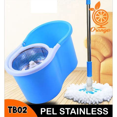 Jual Pel Mop Lantai Stainless Magic Mop Spin Mop Mini Plastik