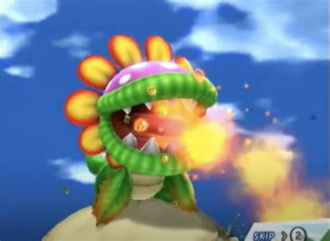 Super Mario Galaxy Fiery Dino Piranha