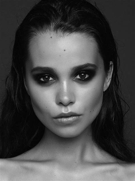 Francina Models 1983 Faces Reference Black And White Face Portrait