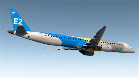 3d Embraer E Jet E195 E2 3d Molier International