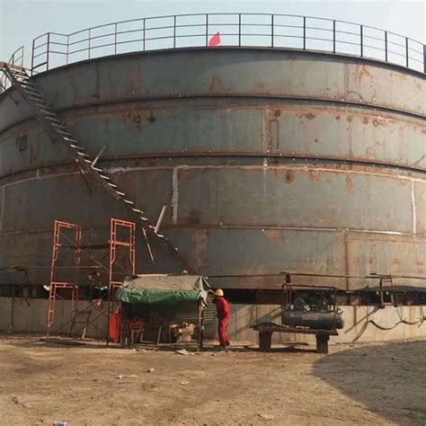 Constructing Crude Oil Tanks Involves Several Sequential Steps To