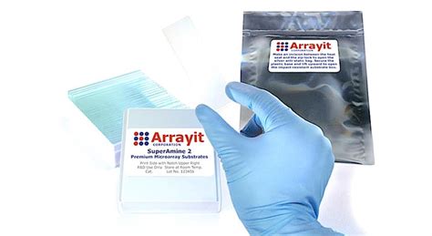 Arrayit Mirroramine 2 Microarray Substrate Slides Box Of 25