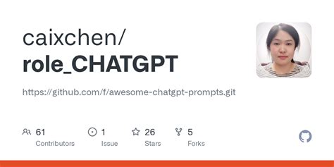 Github Caixchenrolechatgpt Fawesome Chatgpt