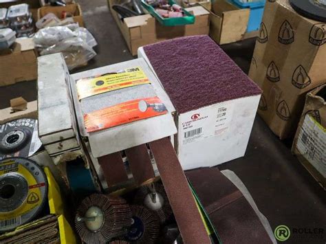 Group Of Assorted Abrasives Roller Auctions