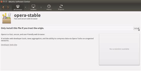 How To Install Opera On Ubuntu Desktop 14 04