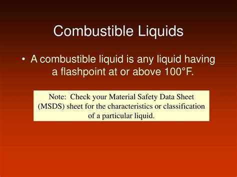 Ppt Flammable And Combustible Liquids Powerpoint Presentation Id225780 Ppt Flammable And Combustible Liquids Powerpoint Presentation Id225780