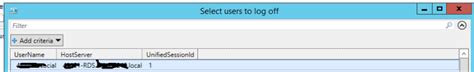 Powershell Gui Logging Off Multiple Users In A Rdsh Collection Techstat