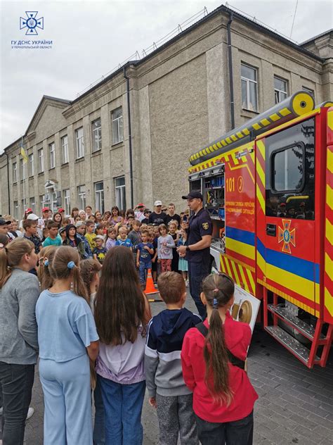 🔥🚒 Профілактична бесіда з пожежної та протимінної безпеки у пришкільних таборах 🚒🔥 08 08 2023