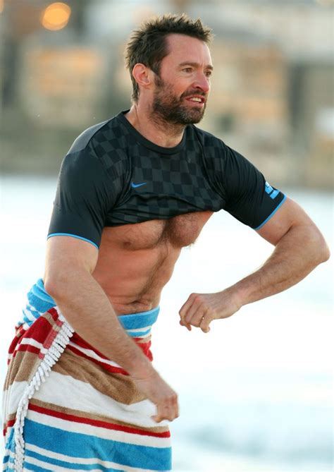 Oh Yes I Am Hugh Jackman At The Beach