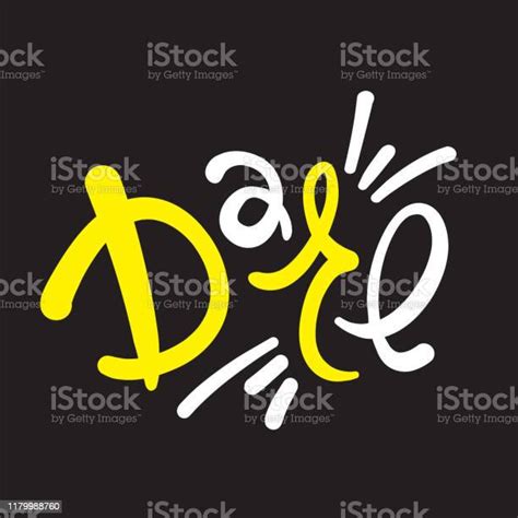 감히 동기 부여 인용 영감을 손으로 그린 글자 영감을 주는 포스터 티셔츠 가방 컵 카드 전단지 스티커 배지를 인쇄하세요 자기 개발 개인 성장 소셜 미디어를위한 문구 1위에