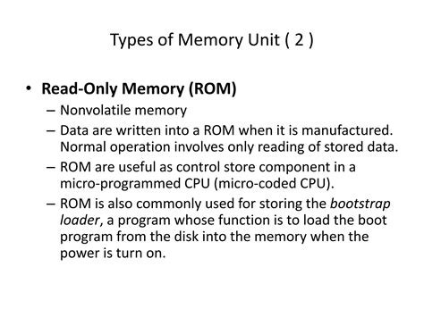 memory computer organization pdf