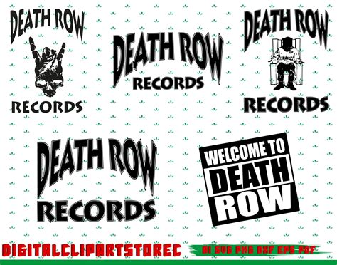 Death Row Svg Death Row Records Svg Gangsta Rap Svg 2pac Etsy Hong Kong