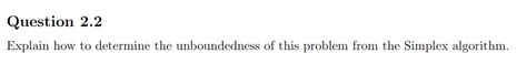 Solved Question 21 Give An Example Of An Unbounded Lp