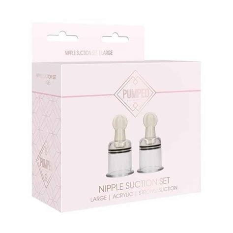 Pumped Nipple Suction Suckers Set Sensation Play Discreet Shipping