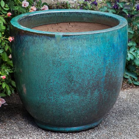 Campania International Sem Round Planter Set Of 4 Planters Planter