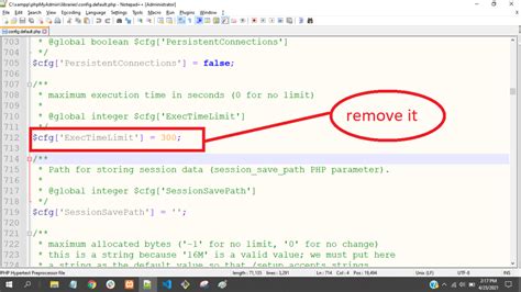 Fatal Error Maximum Execution Time Of Seconds Exceeded In C Xampp Phpmyadmin Libraries