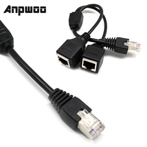 Anpwoo Ethernet Splitter Adapter 03 M Laptop Ethe Grandado